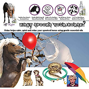 The Blissful Horses Relax Spray Aromatherapy All Natural Support for Your Horse's Anxiety