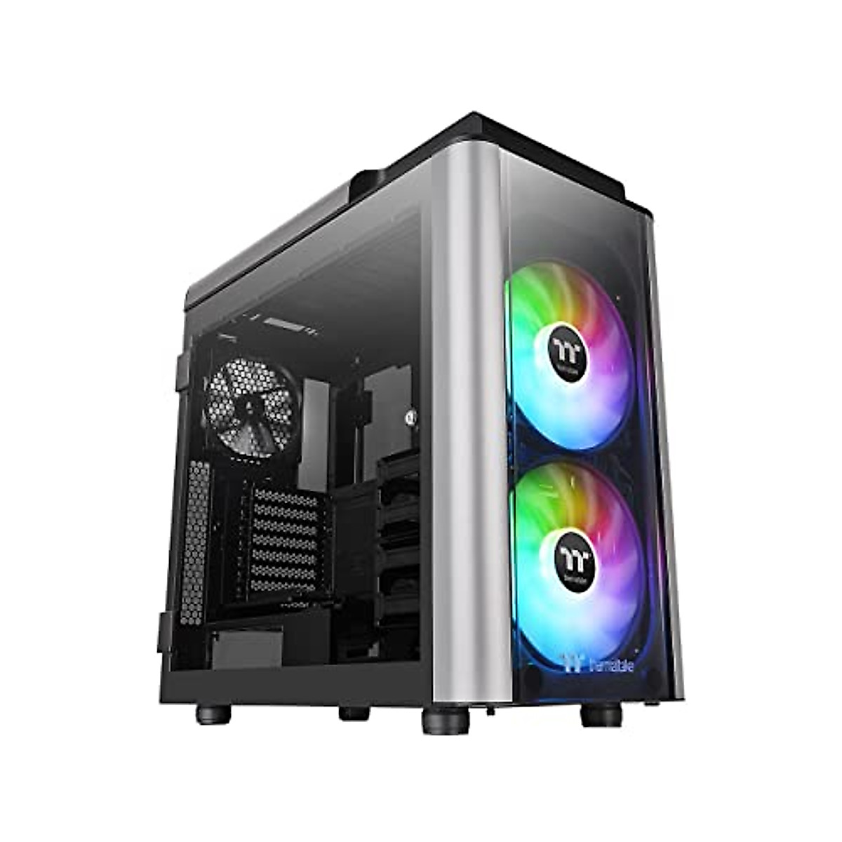 Thermaltake Level 20 GT Motherboard Sync ARGB E-ATX Full Tower Gaming Computer Case with 2 200mm ARGB 5V Motherboard Sync RGB Fans + 140mm Black Rear Fan Pre-Installed CA-1K9-00F1WN-02