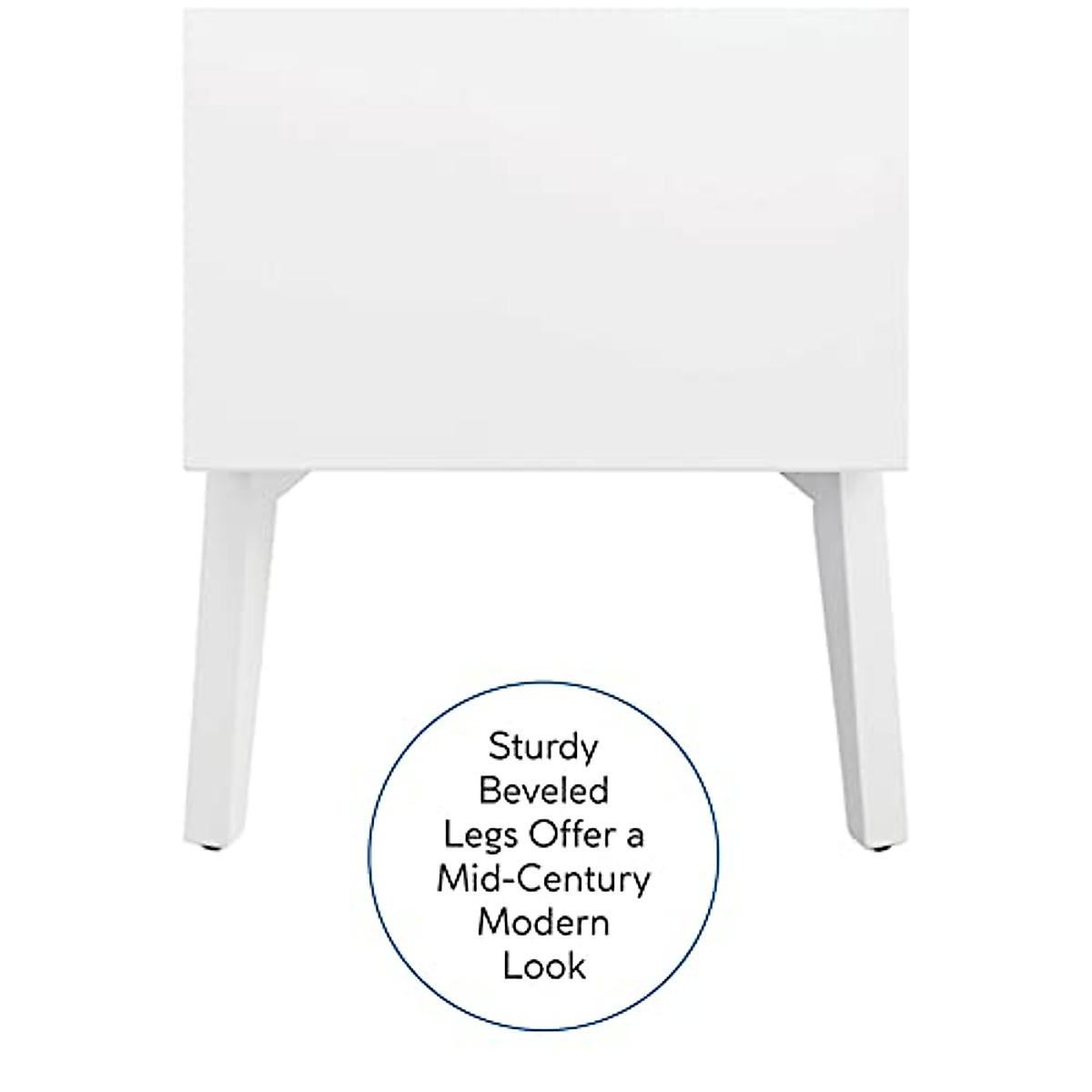 Classic Brands Canton 4 Drawer Wood Dresser - White