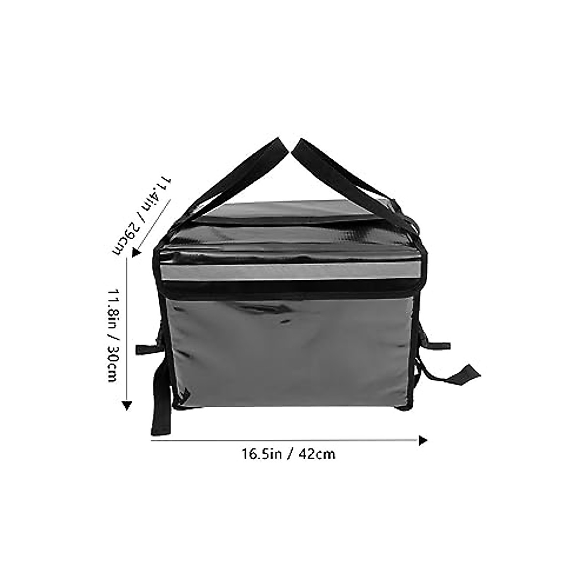 HEMOTON Insulated Food Delivery Bag, 32LReusable Warming Bag with Sturdy Zipper for Food Delivery & Grocery Shopping, Durable, Heavy Duty, Large Size