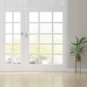 HOME MASTER HARDWARE 6 Pack Door Padlock Locks Hasp Latch, 3-1/2 inch Safety Packlock Clasp Hasp Lock Latch,Extra Thick Door Gate Lock Hasp with Screws