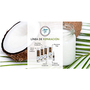 Carson Life Intense Repair Shampoo (2 Pack, 10 Oz Each) - Sulfate & Paraben Free - Repairs & Nourishes Dry Damaged Hair - Stimulates Hair & Scalp - Moisturizing for Men & Women (2 Pack)