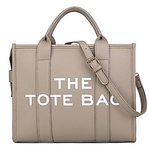 JBB Tote Bags for Women Oversized PU Leather Crossbody Bags Top-Handle Shoulder Tote Bags