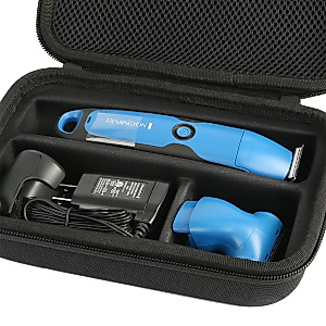 Khanka Hard Travel Case Replacement for Remington PG6025 PG525 WetTech Lithium Powered Head, Beard, & Body Grooming Kit, Trimmer (8 Pieces)