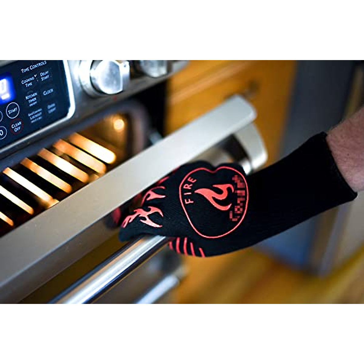 Fire Con Dumb Heat Resistant Glove - Hilarious Gift That Works - 932 Degrees Heat Resistant - Includes Heat Glove, Funny Box, and Instructions