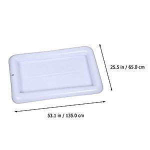 UPKOCH Cup Holder Tray Cup Holder Tray Fruit Salad 3 pcs Inflatable Drink Inflatable Serving bar Inflatable Salad bar Inflatable Cooler Holder Floating Drink Cup Holder Tray Fruit Salad Fruit Salad