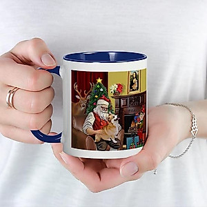 CafePress Santa's Welsh Corgi (7B) Mug Ceramic Coffee Mug, Tea Cup 11 oz