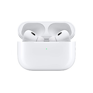 Apple AirPods Pro (2nd Generation) Wireless Ear Buds with USB-C Charging, Up to 2X More Active Noise Cancelling Bluetooth Headphones, Transparency Mode, Adaptive Audio, Personalized Spatial Audio