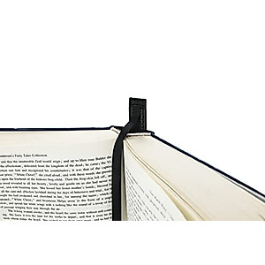 Superior Essentials Genuine Leather Magnetic Attachable Ribbon Bookmark-Great for Bibles-Magnetic Hold Clips into Book and Does not Need to be Moved