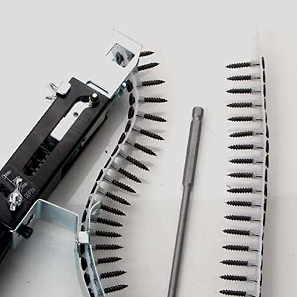 MYCENSE Automatic Chain Stapler Power Drill Attachment for Ceiling Wood Board Wall Gypsum Board Carpentry Tools