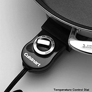 Cuisinart CSK-150 1500-Watt Nonstick Oval Electric Skillet,Brushed Stainless