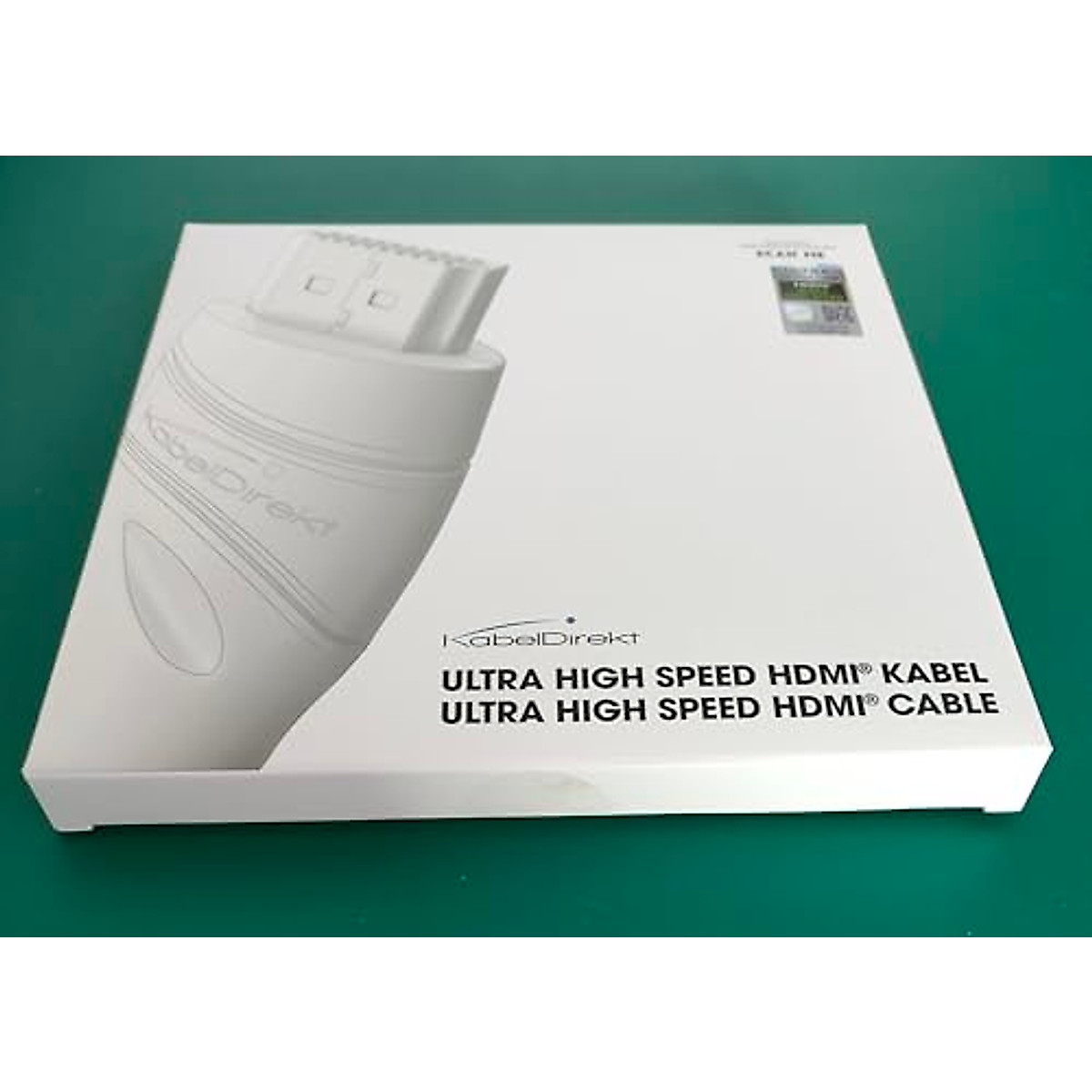 KabelDirekt – 8K HDMI Cable, HDMI 2.1 – 6ft – Certified HDMI Cable for PS5 and Xbox Series X/S – Developed in Germany (Ultra High Speed HDMI Cable for 8K@60Hz, PC/Console and Monitor/TV – Blue/Black)