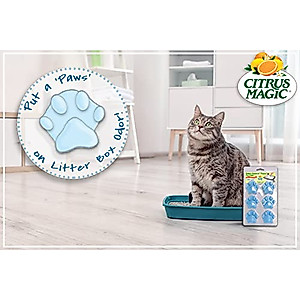 Citrus Magic Pet Odor Eliminator Litter Paws, Fresh Linen, 6-Count