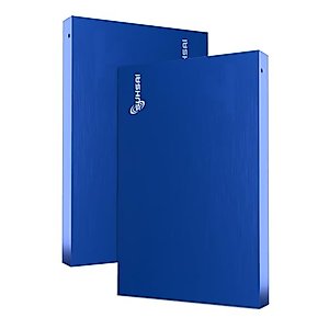 SUHSAI 500GB External Hard Drive USB 2.0, 2.5" Pocket Size Hardrive for Backup/Storage, Memory Expansion HDD, Slim Portable Hard Disk Compatible with MAC, PC, Laptop, Desktop, Chromebook (Blue)