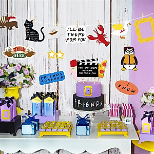 40 Pcs Themed Photo Booth Props TV Show Birthday Party Supplies Graduation Bridal Shower Bachelorette Party Decorations