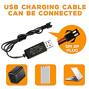 sea jump 3PCS 3.7V 1000mAh Li-ion Battery with USB Charging Cable for TB202 TB201 TM201 TM202 TC141 DE35 DE38 DE40 DE50 DE84 S767 SL-356A 1220A RC Stunt Car RC Toy Car RC Rolling Car Battery