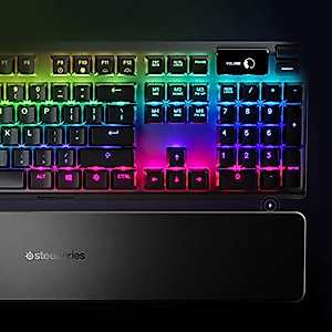 SteelSeries Apex 7 - Mechanical Gaming Keyboard – OLED Smart Display – Brown Switches - French AZERTY Layout