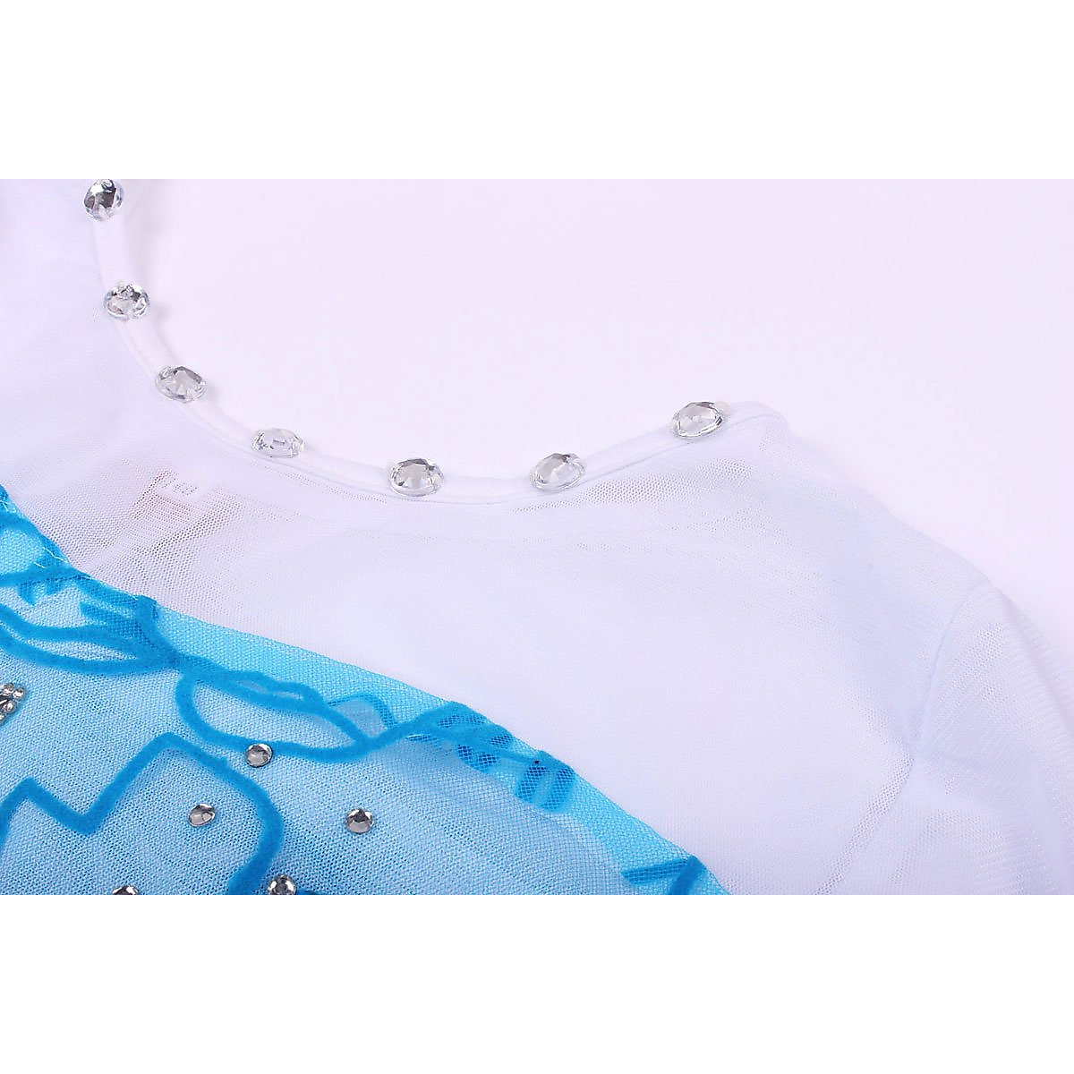 JerrisApparel Princess Dress Queen Costume Cosplay Dress Up with Accessories (4-5, Blue with Accessories)