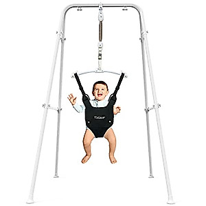 Baby Jumper with Stand,Baby Bouncer,Easy Set-Up,Baby Exerciser for Active Babies,Suitable for Indoor and Outdoor
