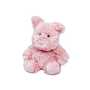 warmies Junior Pig Microwavable, Hot or Cold for Cool Relaxation and Warm Relief, Lavender Scented Cozy Plush Animal