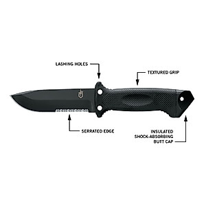 Gerber Gear LMF II Infantry Knife, Black [22-41629]