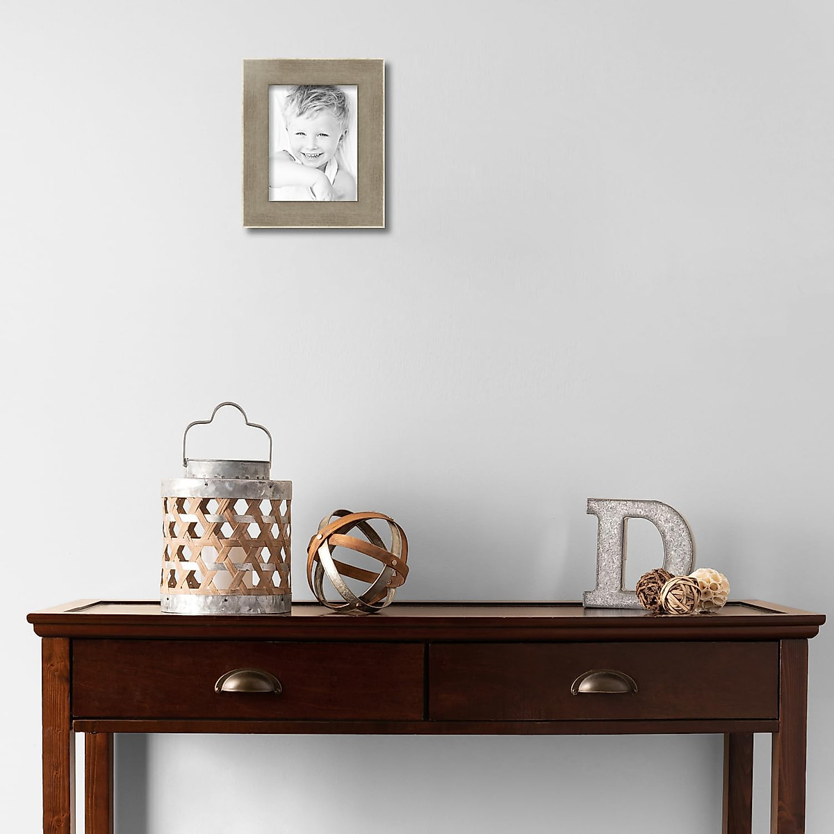 ArtToFrames 7x9 Inch Gold Picture Frame, This 2.00 Inch Custom MDF Poster Frame is Muted Prosecco Gold - Comes with Foam Backing 3/16 inch and Regular Glass (FBPLBW74-1622-7x9)