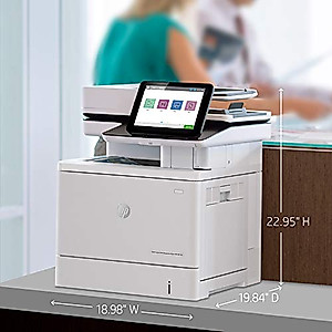 HP Color LaserJet Enterprise Flow Multifunction M578c Duplex Printer with Stapler (7ZU87A)