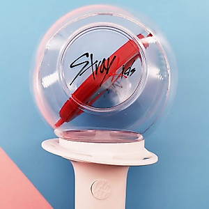 Niaycouky Stray Kids Lightstick,Cheering Lights for Concert Light Sticks/K-Pop Kids Lightstick with Merch Merchandise Bracelets and Photocards 55PCS (VER 1)