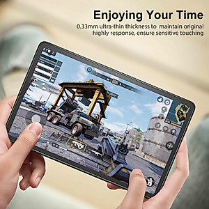 SPARIN 2 Pack Screen Protector for Amazon Fire HD 10 Tablet (2023/2021-13th/11th Generation) 10.1 Inch, 9H Hardness Tempered Glass for Fire 10/Fire HD 10 Plus/Fire HD 10 Kids/Kids Pro Tablet 2021