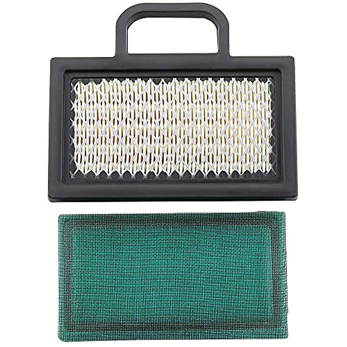 Hipa 698754 273638 Air Filter 691035 Fuel Filter 696854 Oil Filter Spark Plug for Intek Extended Life Series V-Twin 18-26 HP Lawn Mower 499486 499486S 273638