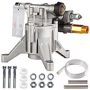 YAMATIC 7/8" Shaft Vertical Pressure Washer Pump 3000 PSI @ 2.5 GPM Replacement Pump for Power Washer Compatible with 308653045, 308653093, 308653052, 308653078, GCV190 Rear Inlet/Outlet