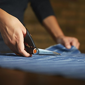 Fiskars 175800-1002 Razor-edge Softgrip Scissors, 8 Inch, Black