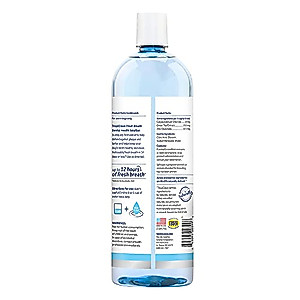 TropiClean Fresh Breath Certified Wellness Collection Dental Health Solution - Prevents Plaque & Tartar - VOHC Accepted - Freshens Bad Dog Breath | 33.8 oz