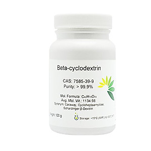 Beta-Cyclodextrin, 99.9% min, Ultra Pure, 100 g, Holiday Sale!
