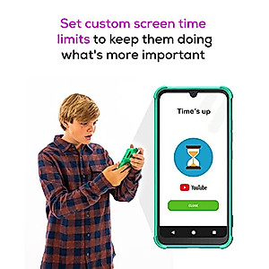 Teracube Thrive Smartphone for Kids (Age 8 to 17) - with Parental Controls, Safe Search, and Healthy Time Limits (Monthly Plan Required)