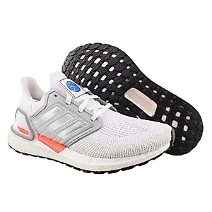 adidas Running Ultraboost 20 DNA White/Silver Metallic/Fresh Candy 9 B (M)