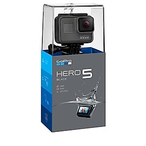GoPro Hero5 Black — Waterproof Digital Action Camera for Travel with Touch Screen 4K HD Video 12MP Photos
