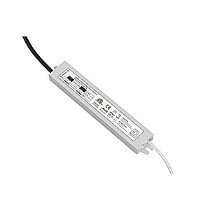 LN LUMANUMBERS 24-Watt LED Power Source, Low Voltage 24w Transformer to Power 3 or More Lumanumbers LED Lighted House Numbers