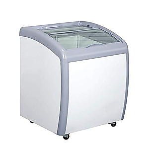 Ancaster Food Equipment 160L Capacity Glass Top Ice Cream Freezer