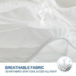 Blissful Touch Waterproof Mattress Protector - Twin