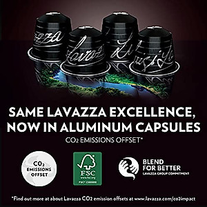 Lavazza Variety Pack Aluminum Espresso Capsules Compatible with Nespresso Original Machines Variety Pack (Pack of 60),Value Pack, 6 Packs of 10 single serve Aluminum Nespresso pods