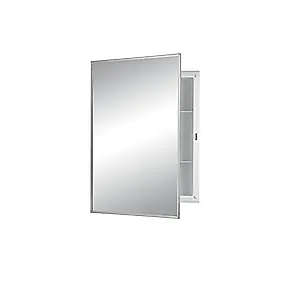 Jensen 781021 Builder Series Framed Medicine Cabinet, 16-Inch by 22-Inch by 3-3/4-Inch
