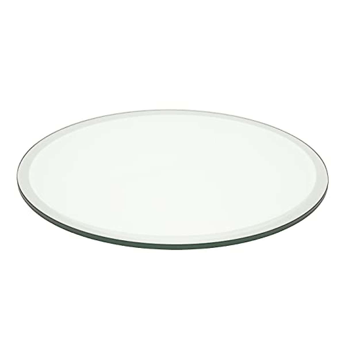 39" Round Tempered Clear Glass Table Top - 1/2" Thick with Bevel Edge - Pro Safe Glass