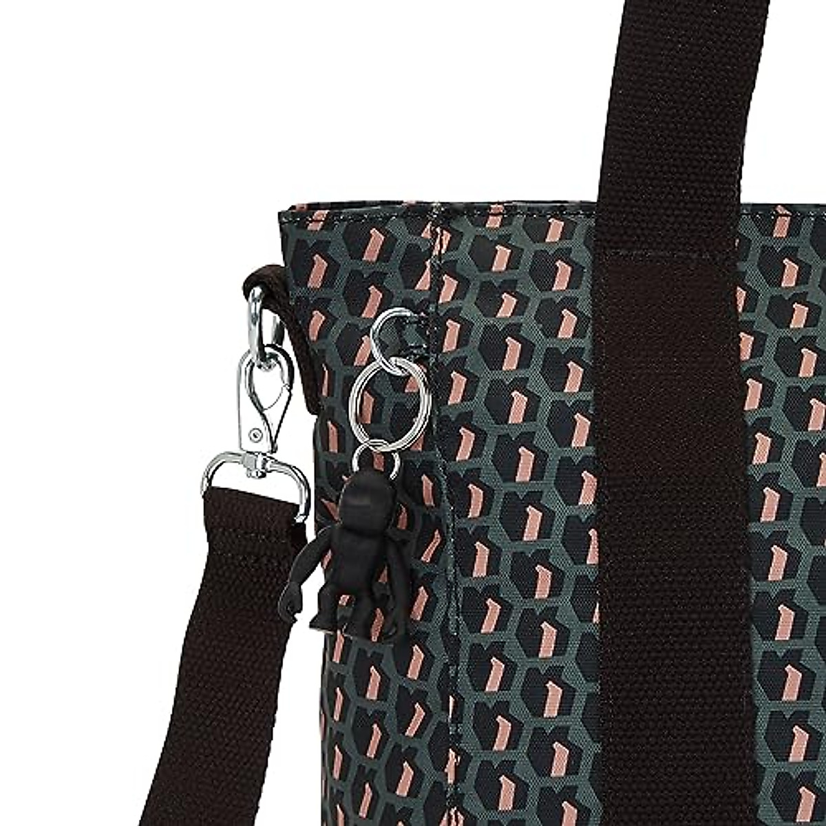 Kipling Women's Asseni Small Tote, Versatile Lightweight Purse, Nylon Shoulder Bag, 3D K Pink