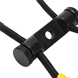 Haowecib Archery Wrist Sling, Convenient Adjustable Nylon Bow Wrist Strap for Exercising(Yellow)