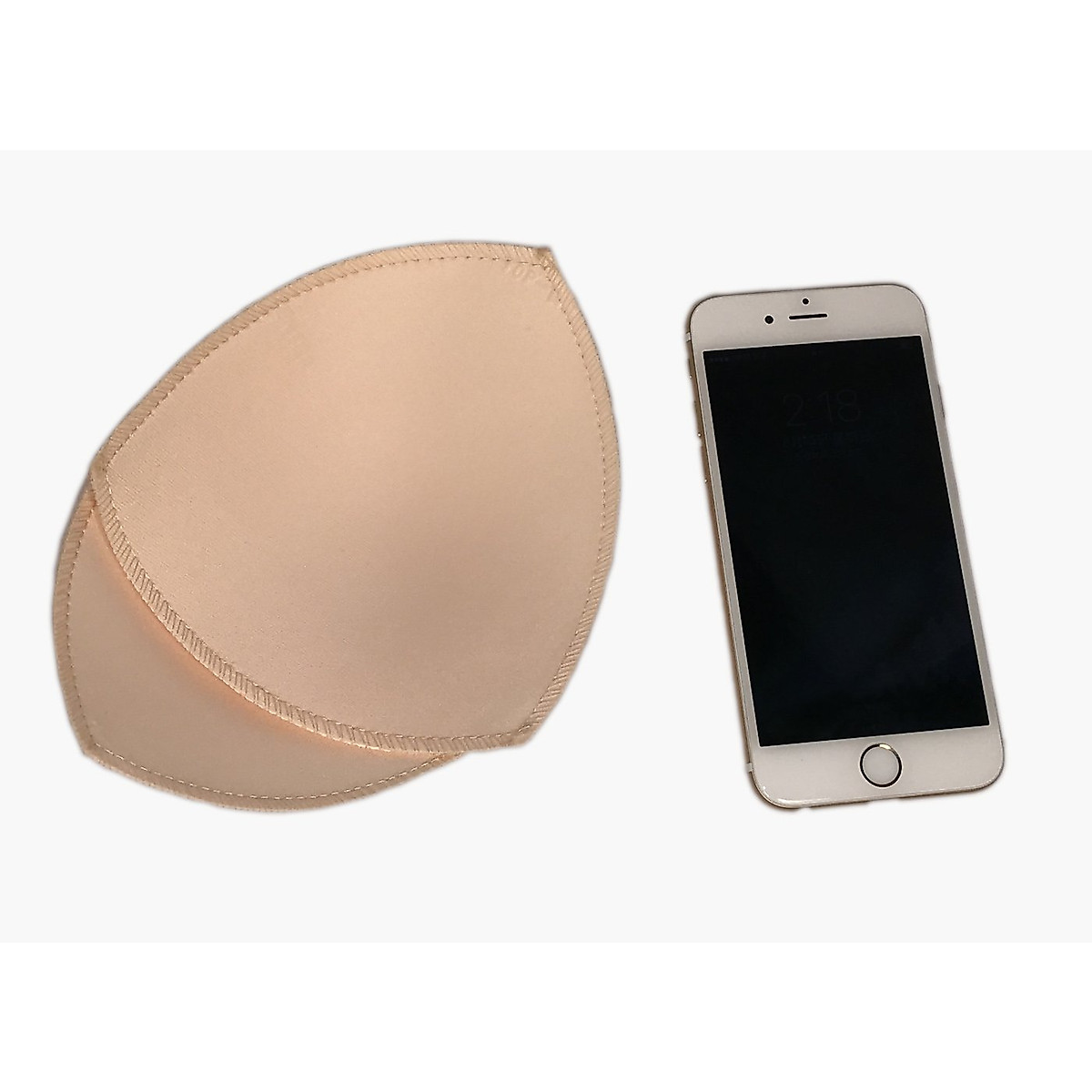 Fypxd 6 Pairs Bra pad Insert For sports bra or Bikini Tops 5X5 inch（Beige