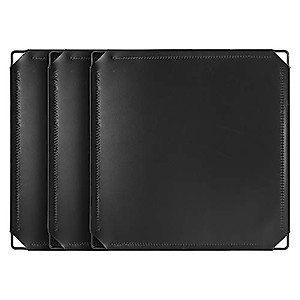 Puroma 3 Packs PP Plastic Sheets Durable Panels for Cube Storage Organizer (Black)