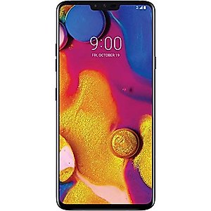 LG V40 ThinQ 64GB T-Mobile Smartphone w/ 5-Cameras, 6.4" QHD+ Display - Aurora Black (Renewed)