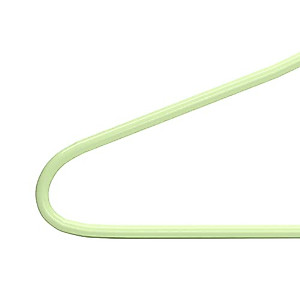 Kabudar Kids Hangers Cute Childrens Hanger Space Saving Kids Metal Hanger with Plastic Coating Baby Clothes Hanger 20 Pack (Green)