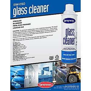 Sprayway SW050-06 Glass Cleaner,19 Oz (Pack of 6)